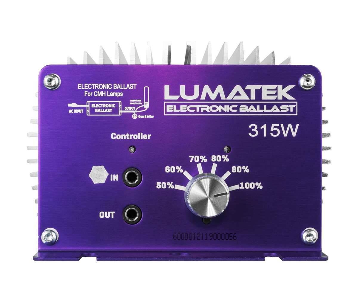 Lumatek 315 W Controllable Digital CMH-Ballast - Gartnerbutikken